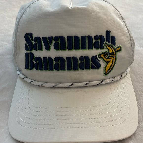 47 | Accessories | Savannah Bananas White Cap | Poshmark